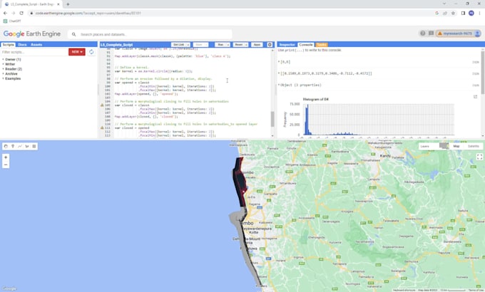 Do geospatial analysis using gee by Geoinsights_pro | Fiverr