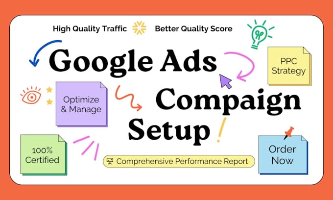 Setup, optimize and manage your google ads adwords ppc campaigns by Mirzaanasbaig | Fiverr