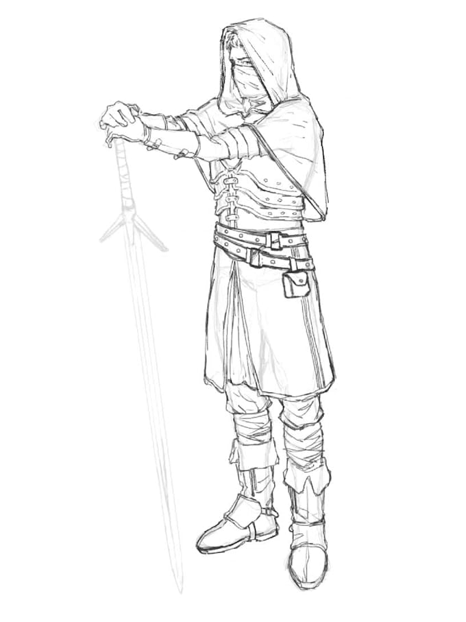 Draw your rpg character for dnd by Christian_par | Fiverr