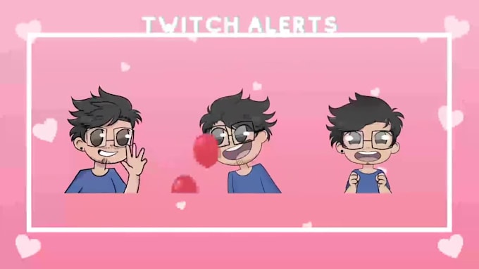 Create custom animated alerts by Judyfishjude | Fiverr