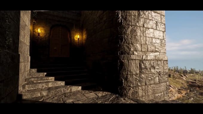 Make 3d game environment procedural terrains game map unreal unreal5 environment by Vitinhaa ...