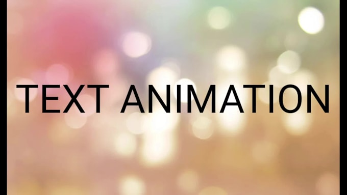 Create text animation intro outro logo animation by Nouhnaeem | Fiverr