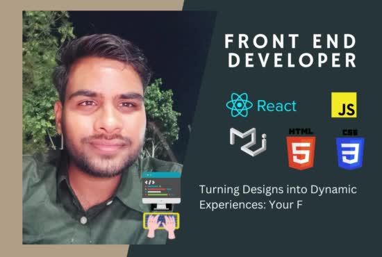 Be your front end developer, will do front end development by Sanchit_yadav | Fiverr