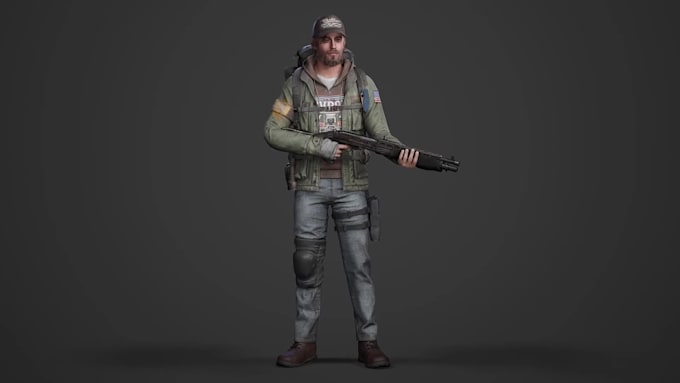 Create 3d Game Character 3d Game Assets 3d Game Model 3d Character