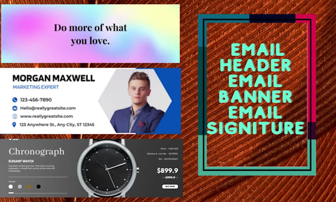 Design email banner, header email signature by canva by Technicalshahdp ...