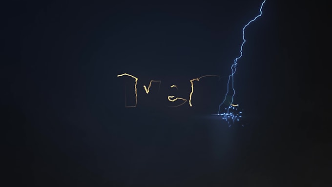 Create awesome electric energy logo intro 1080p 12s by Indraaditia | Fiverr