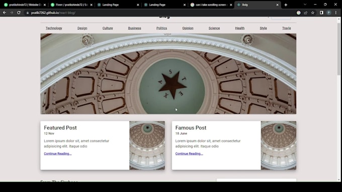 Create a website using html css and js by Pratikshinde72 | Fiverr