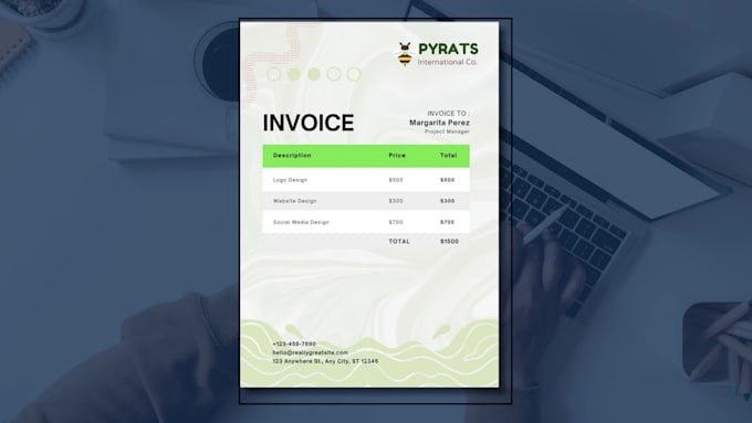 Do invoice design, amazon invoice templates, reciept by Arsith_rijath ...