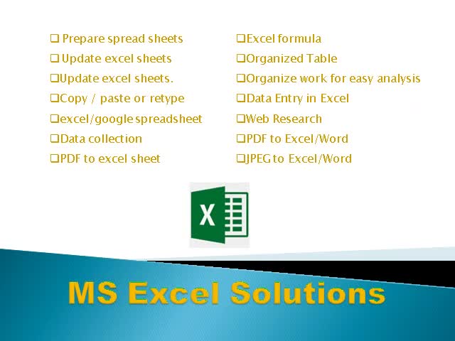 By your ms excel expert by Razashah309 | Fiverr