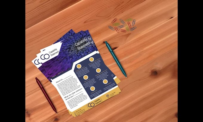 Design urgent business flyer, one pager, marketing material by ...