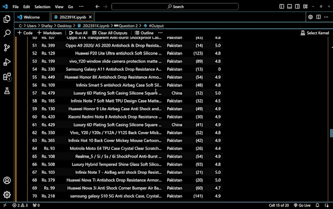 Do Web Scraping Data Extraction And Mining Using Python By Khawajahassam Fiverr