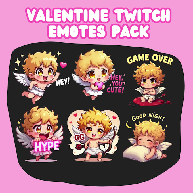 Design custom twitch emotes for your channel by Bambieks | Fiverr