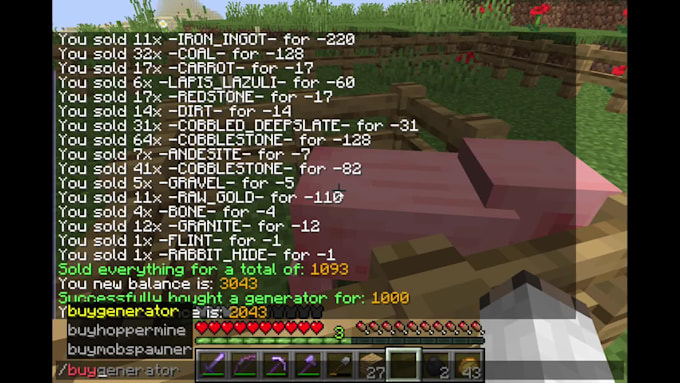 Programm minecraft plugins for you by Rufusdev | Fiverr