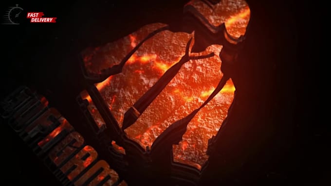 Create a 3d epic fire reveal logo animation by Mughals_studios | Fiverr