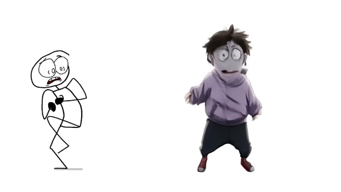 2d stickfigure animation doodle stickman fight animation 2d stick ...