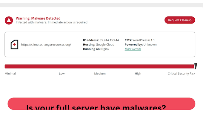 Remove malware from wordpress website, full server and setup security by Ratri_rahman | Fiverr