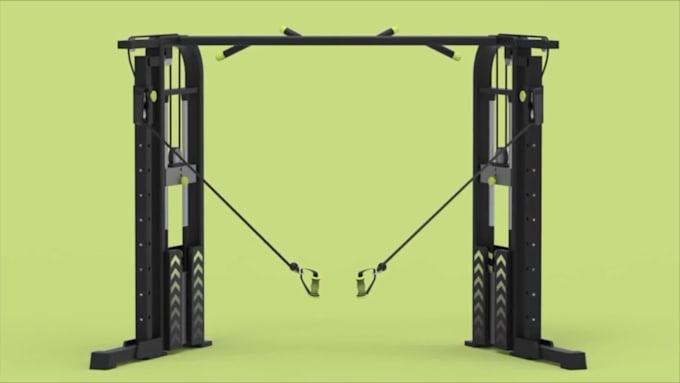 Do quality 3d gym animation 3d interior fitness design 3d stadium ...