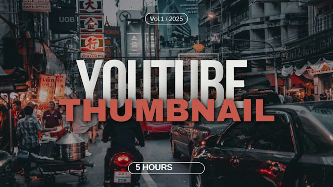 Create a custom youtube thumbnail amazing quality in 5 hours by Abdaljehan | Fiverr