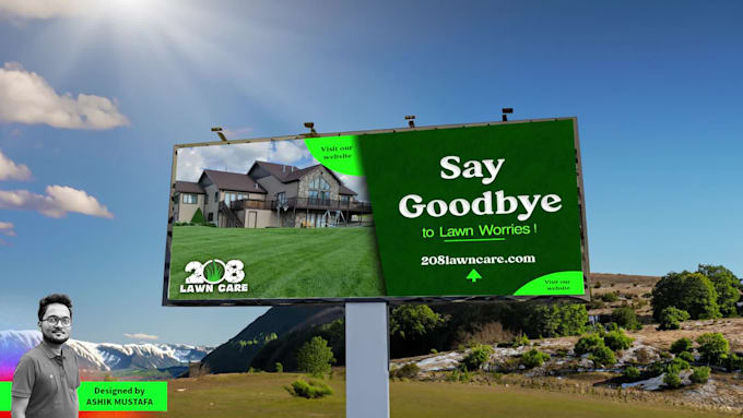 Design eye catching billboard, signage and yard sign by Ashikmustafa ...