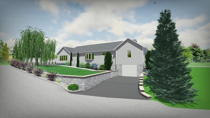 Set up your project using uvision or 3d landscape architect software ...