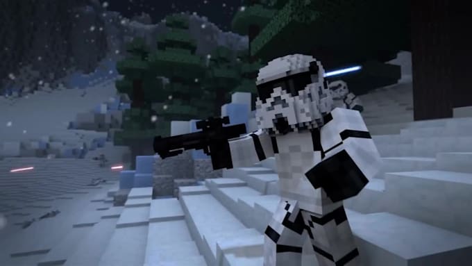 Create a professional 3d minecraft animation for you by Misaace_mine ...