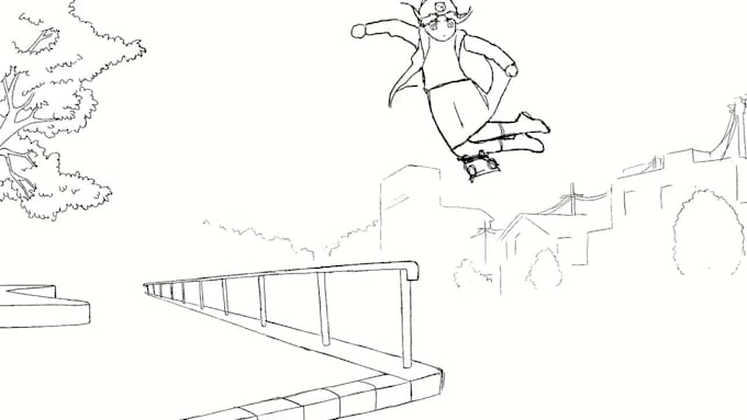 2d traditional animation, frame by frame animation, hand drawn,2d line ...