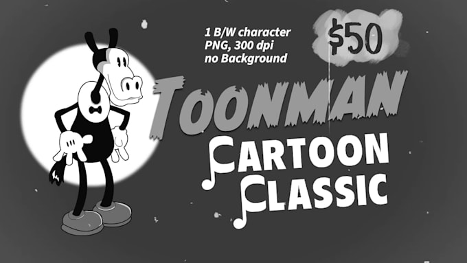 Create retro cartoon classic characters style by Toonman | Fiverr