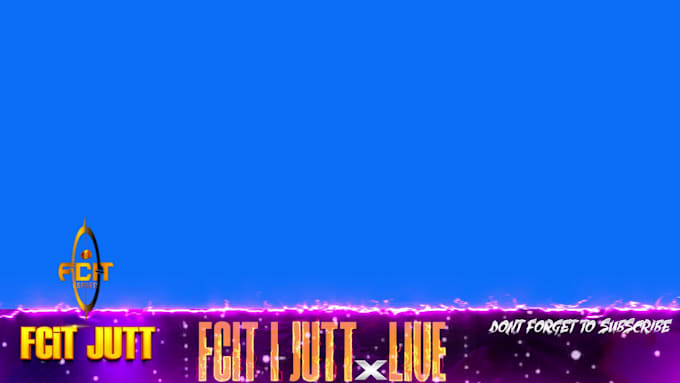 Create a custom livestream overlays for pc, mobile or ipad by Butt ...