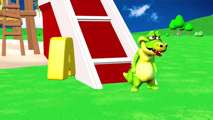 Create 3d abc alphabet kids rhymes 3d animals video abc learning by ...