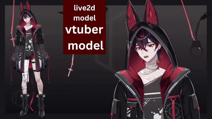 Draw and rig vtuber model, live2d vtuber model, vtuber rigging by ...