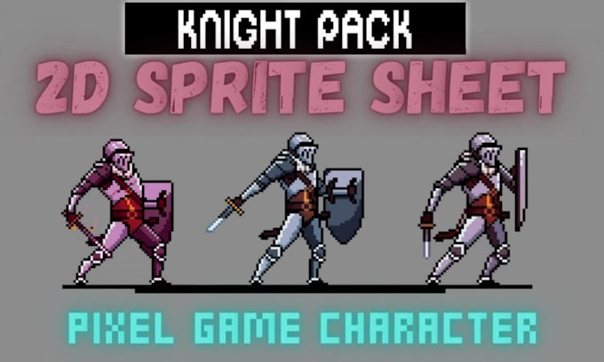 Draw 2d Sprite Sheet Game Character Pixel Art For Your 2d Game By Eddyhart Fiverr