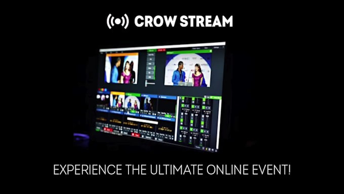 Live streaming for your online conferences and webinars by Crowstream ...
