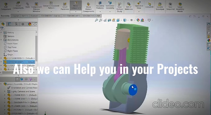 Create best 2d and 3d mechanical models by using solidworks by Naveedahmed246 | Fiverr