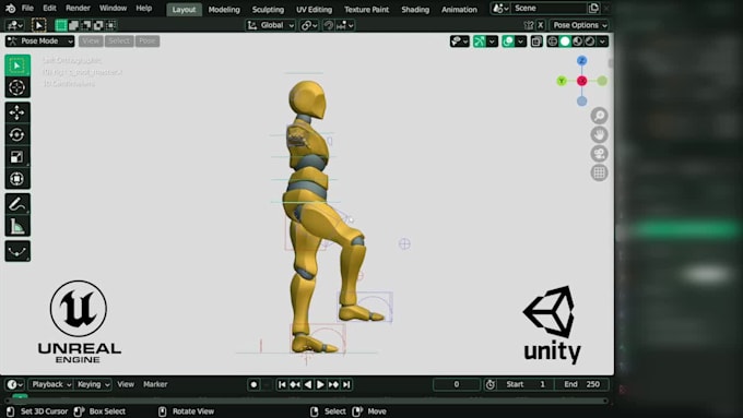 Rig characters for games and animation by Aneez_agustin | Fiverr