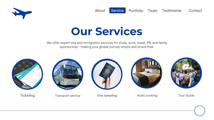 Develop a visa, immigration consultant wordpress website by Seemab_naaz | Fiverr