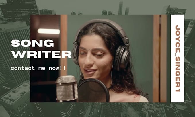 Be professional female singer,songwriter vocalist and sing write hit ...