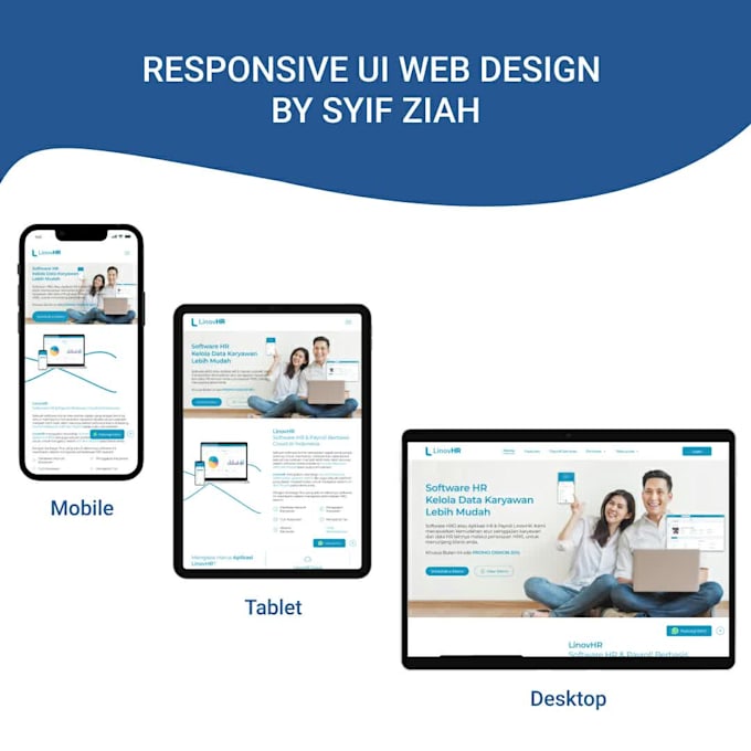 Create responsive web ui design by Syifziah | Fiverr