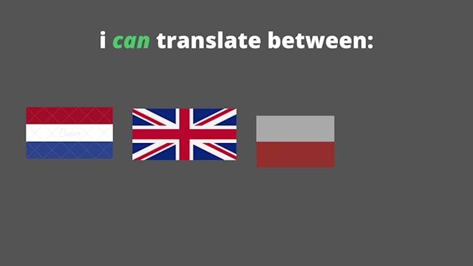 Translate texts between german, polish, english and dutch by ...