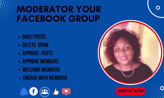 Be your facebook group moderator, admin or community manager by ...