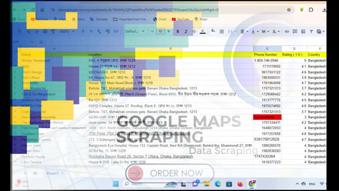 Expert b2b lead generation with google maps scraping for targeted business lead by Pijush1971 ...