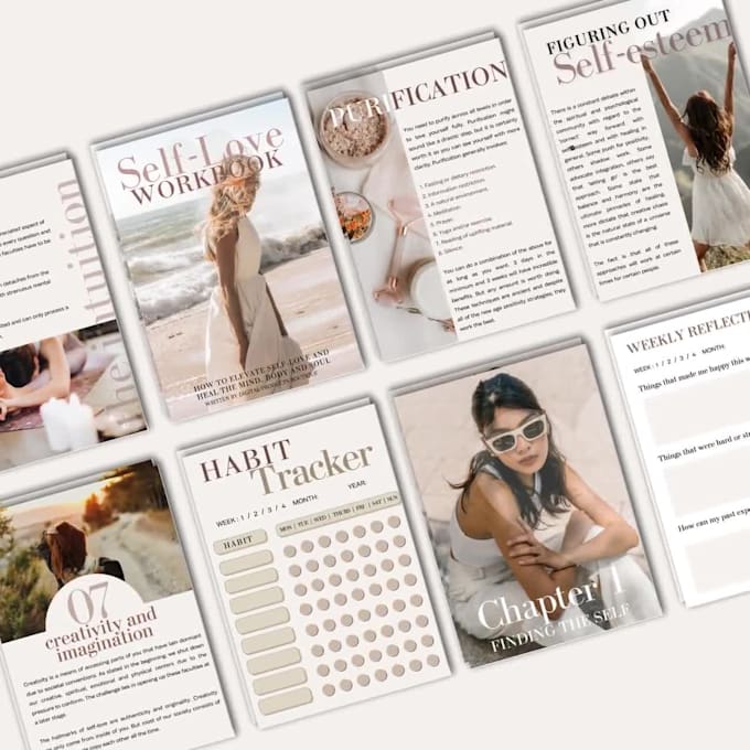 Design editable canva ebook,canva pdf template,workbook pdf,canva lead ...