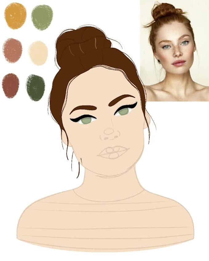 Draw digital portrait art by Rosepastelart | Fiverr