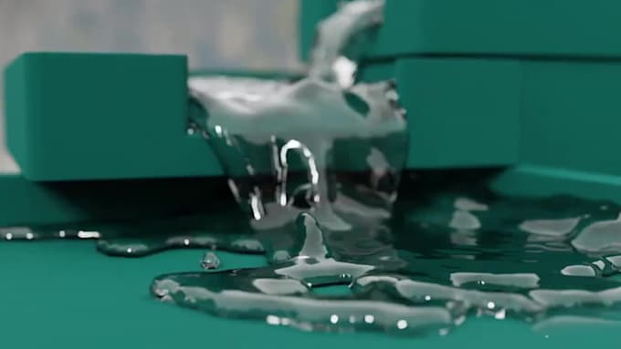 Do 3d water simulation 3d liquid animation cgi product animation fluid ...
