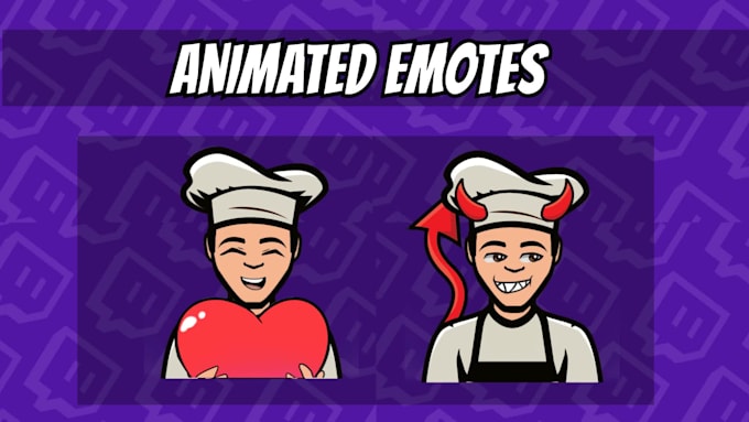 Create custom animated emote for twitch or discord in gif by Robenjassi ...