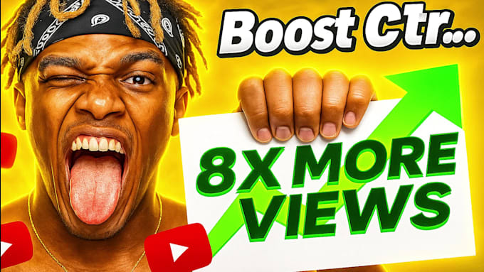 Design high ctr youtube thumbnails using ai tools by Malikhameeda | Fiverr