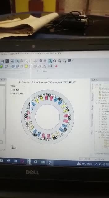 Design brushless electric motors through jmag software by ...