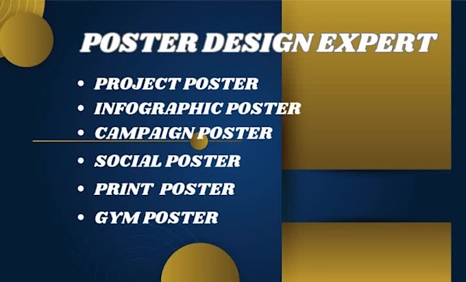 Do project poster infographic poster and campaign poster by Alera_p12 ...