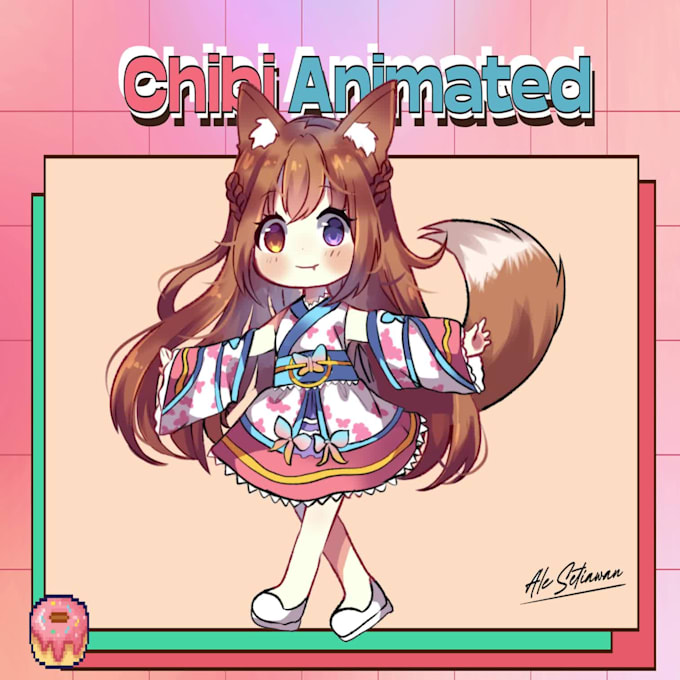 Draw chibi style bust up icon by Alesetiawan | Fiverr