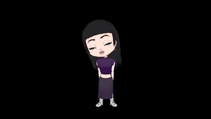 Create a live2d, 2d character, 2d modeling, 2d animation by ...