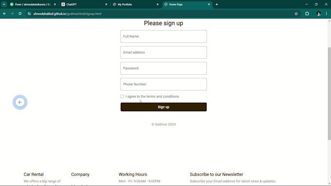 Build your frontend web application by Ahmedabdulkarem | Fiverr